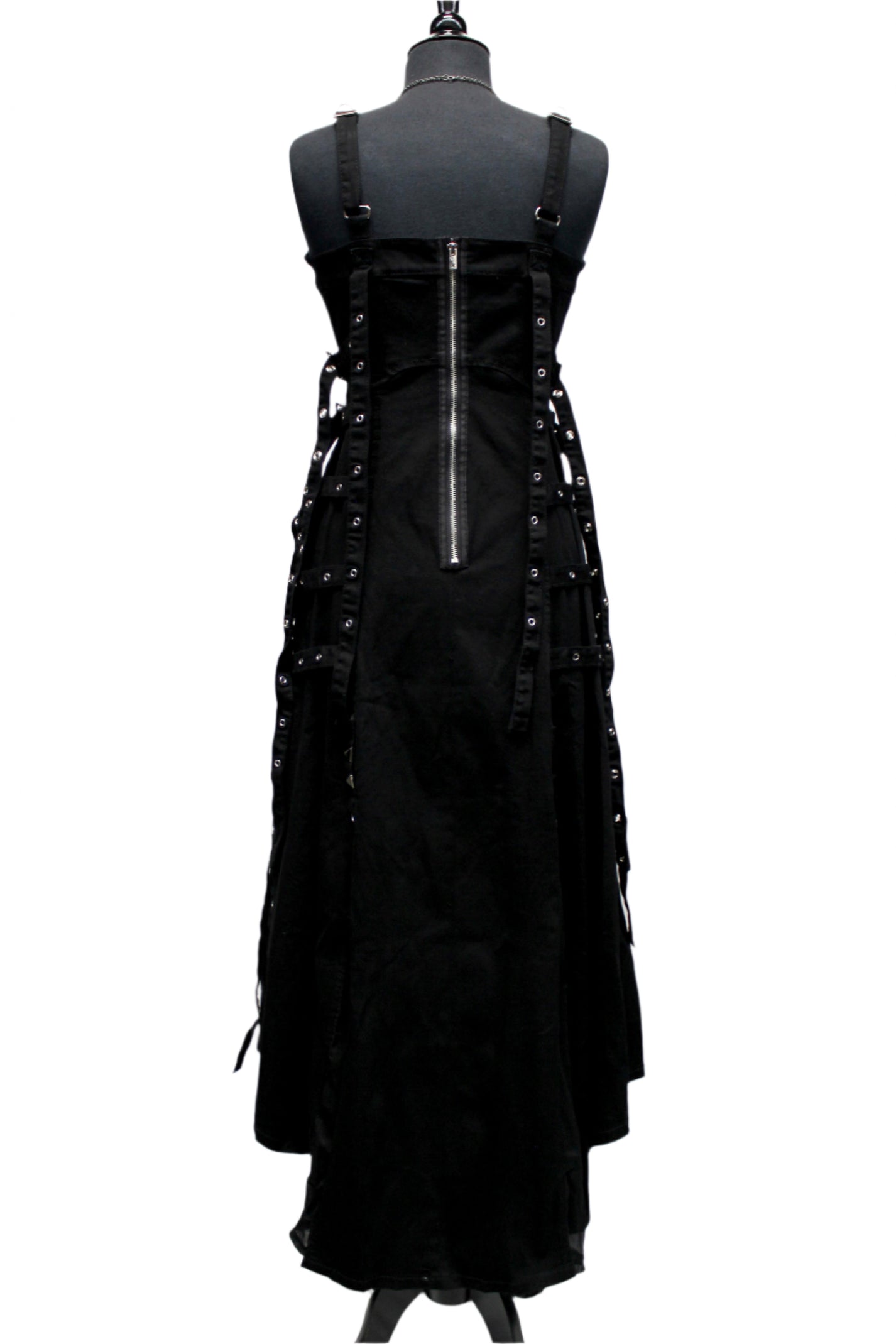 CHAOS DRESS - BLACK STRETCH COTTON – Shrine of Hollywood