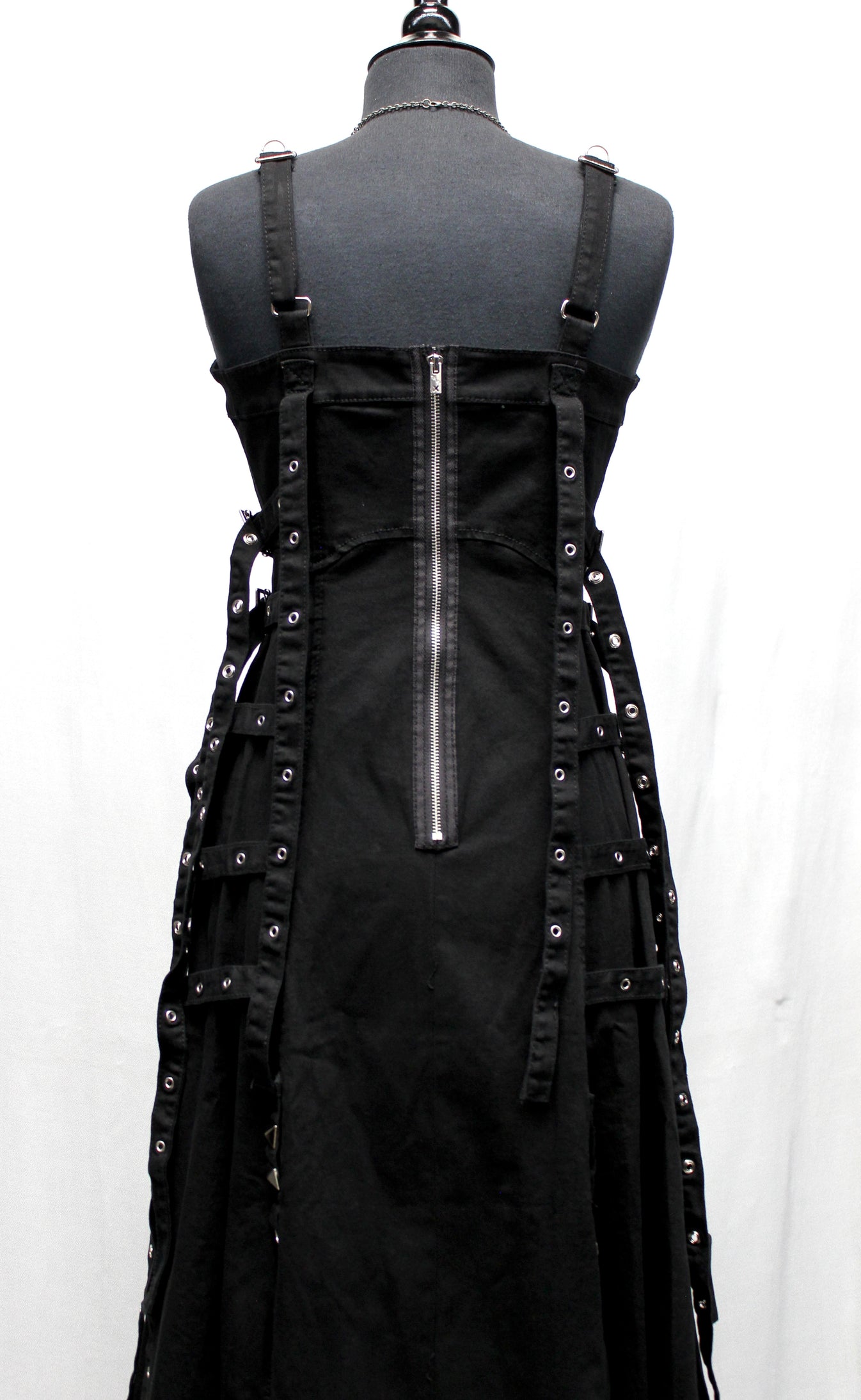 CHAOS DRESS - BLACK STRETCH COTTON – Shrine of Hollywood